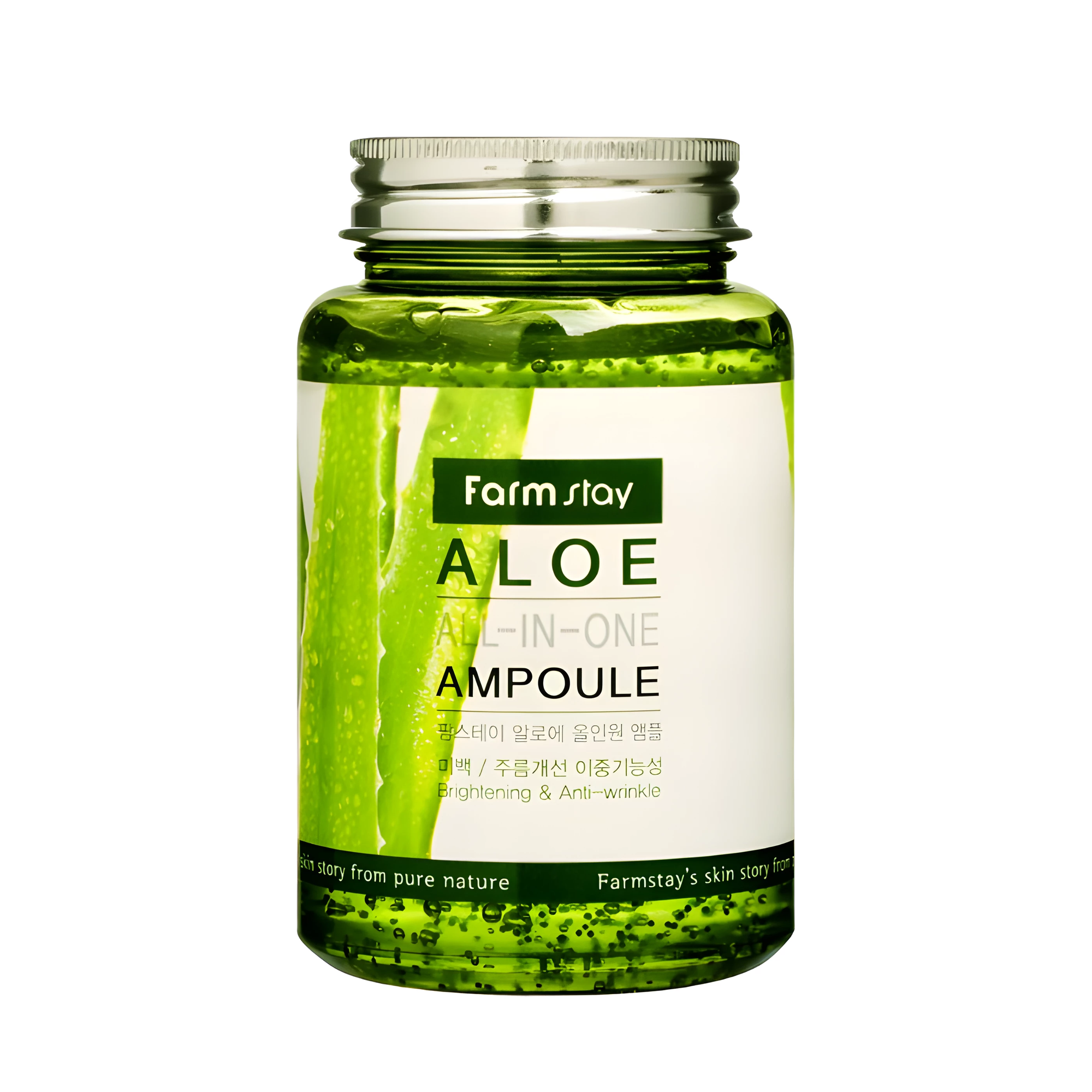 Farm Stay Увлажняющая ампульная сыворотка с экстрактом алоэ вера Aloe All In One Ampoule 250ml