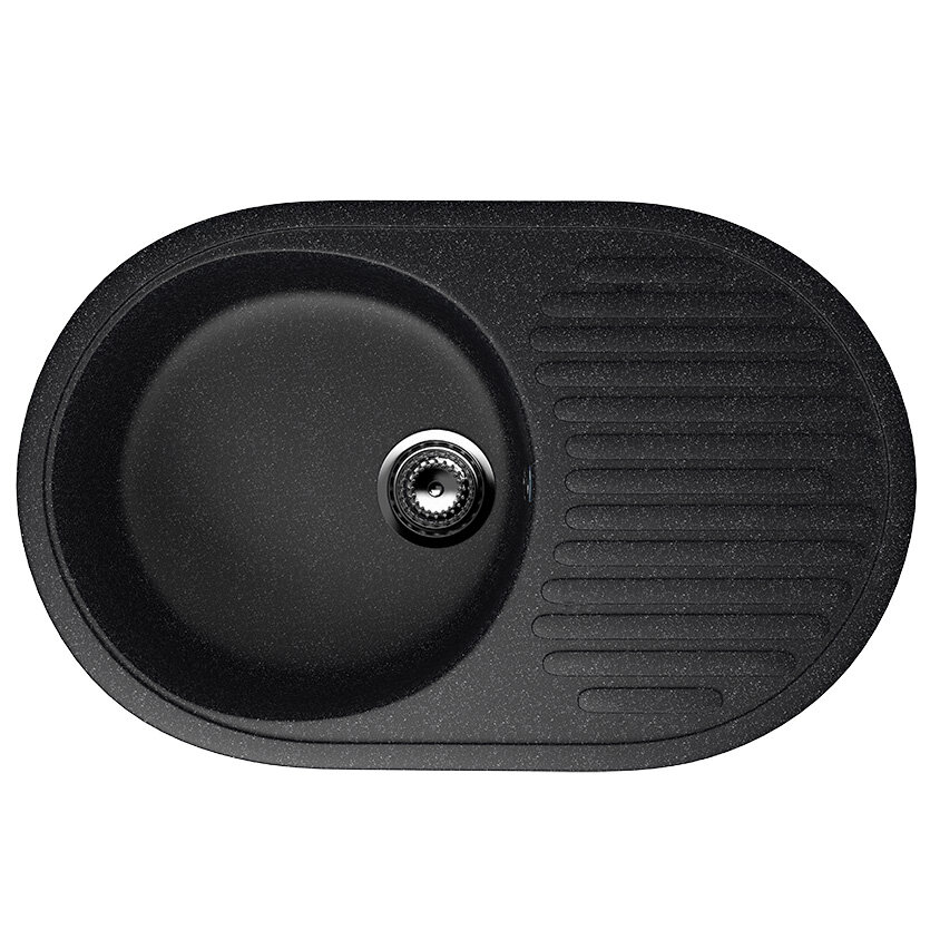 Кухонная мойка Ulgran Classic U-107-308 черный