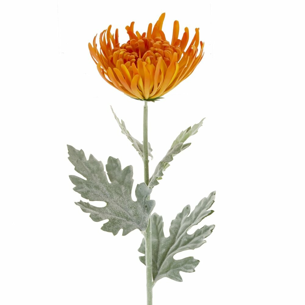 Цветок искусственный "Хризантема", L18 W18 H78 см