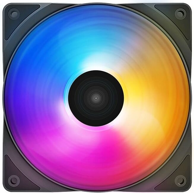 Вентилятор DEEPCOOL RF120FS RGB 120x120x25мм (96шт./кор, PWM, RGB подсветка, 500-1500об/мин) Retail