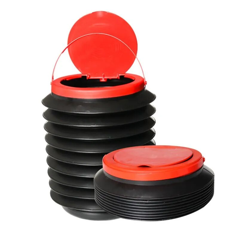 Автомобильный контейнер для мусора, мойки складное 4л, Складной контейнер, органайзер автомобильный