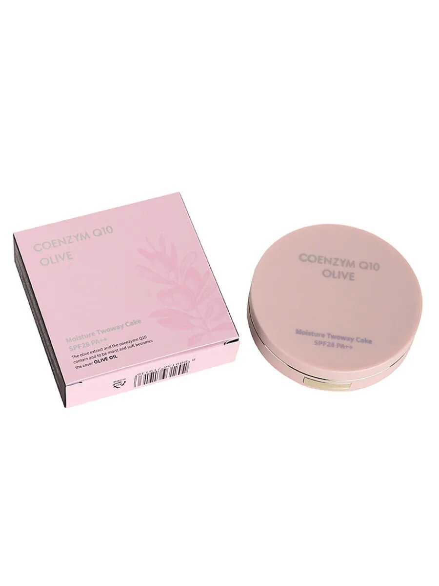 Пудра Enough Coenzyme Q10, для всех типов кожи, матирующая, SPF 28