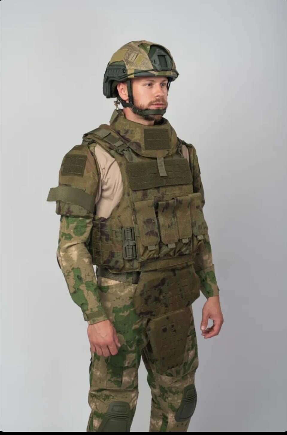 Бронежилет Universal Armor Бр5 с бронеплитами и свмпэ. Цвет Мох