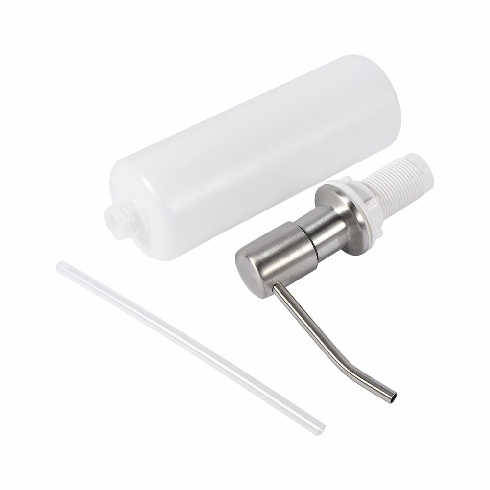 300 мл кухонный дозатор мыла для ванной комнаты, держатель для насоса, бутылка для хранения, крепление для смесителя для жидкого лосьона, легкое заполнение и очистка