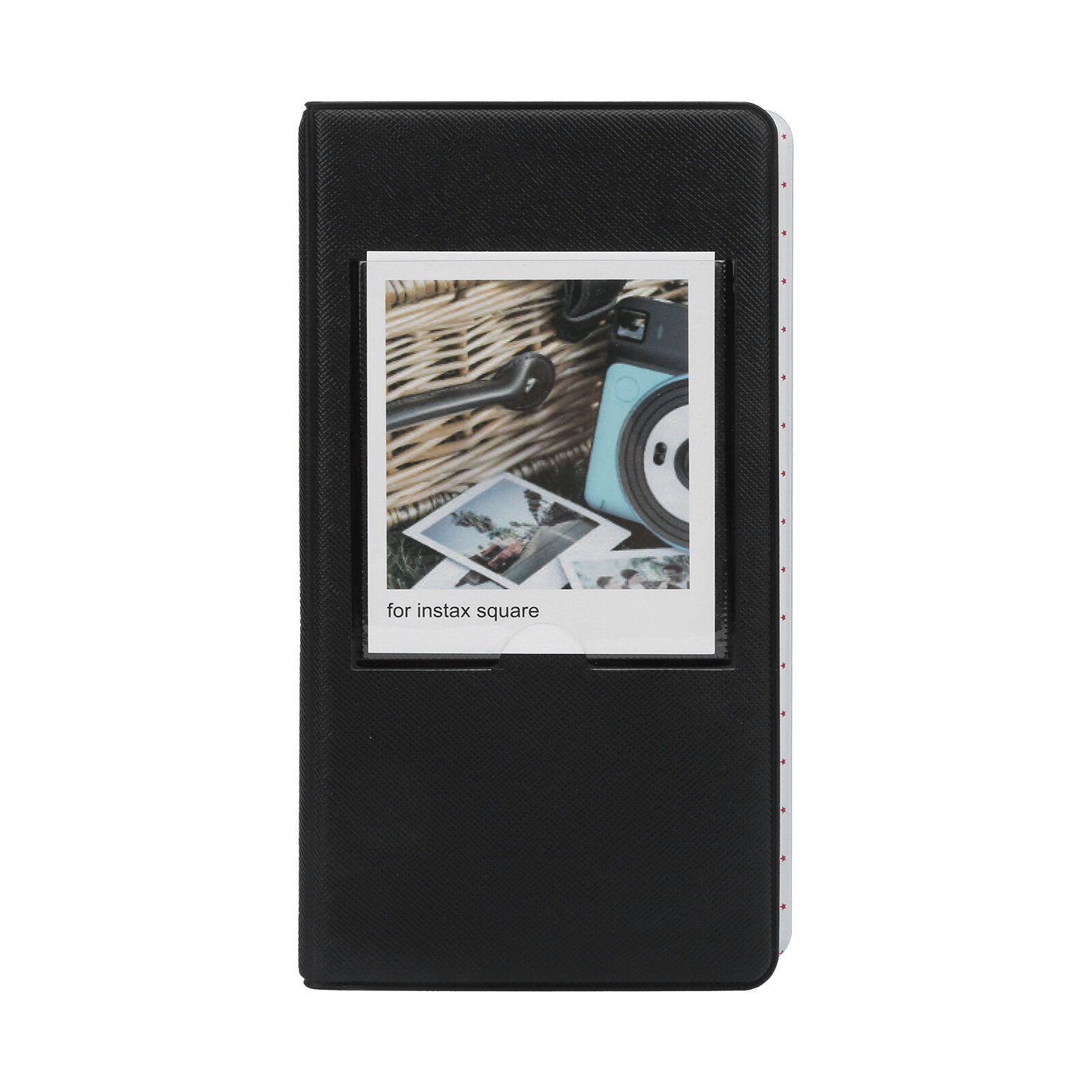 3 -дюймовый фотоальбом PVC Cover 64 Соберите держатель именных карт для SQ20/SQ10/SQ6/SP -3BLACK