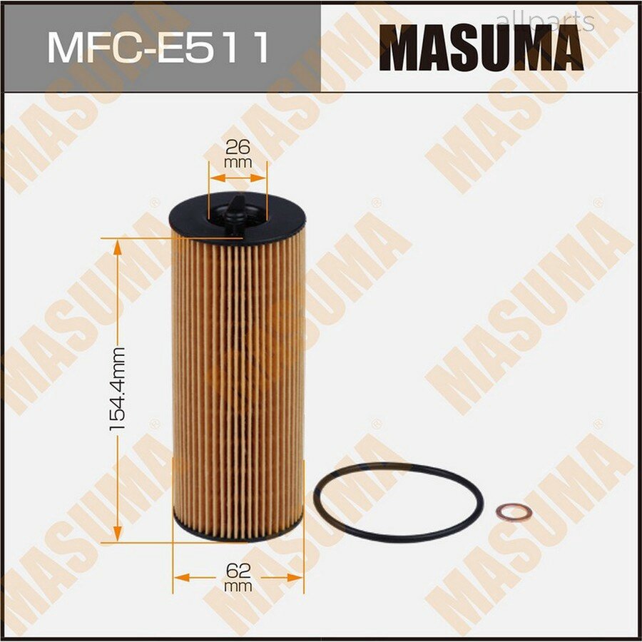 MASUMA MFC-E511 фильтр масляный!\ BMW 118D/120D/123D/320D 2.0 07>