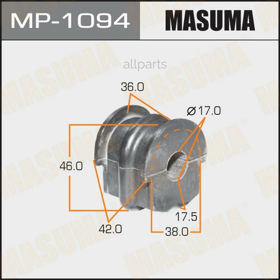 MASUMA 'MP1094 втулка заднего стабилизатора J32