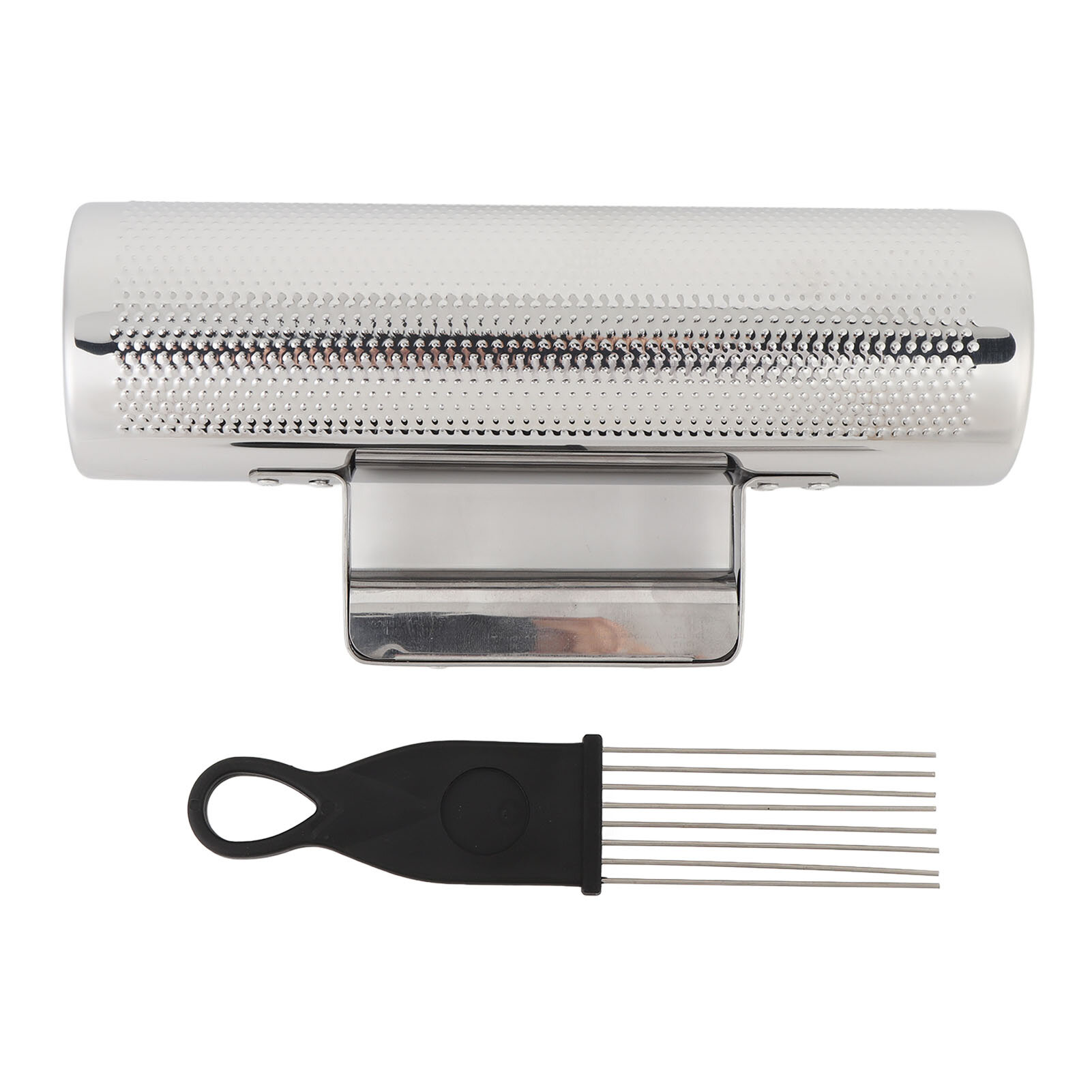 Металлический шейкер-гуиро со скребком — ручной музыкальный инструмент для джазового оркестра, концерта и живого выступления.