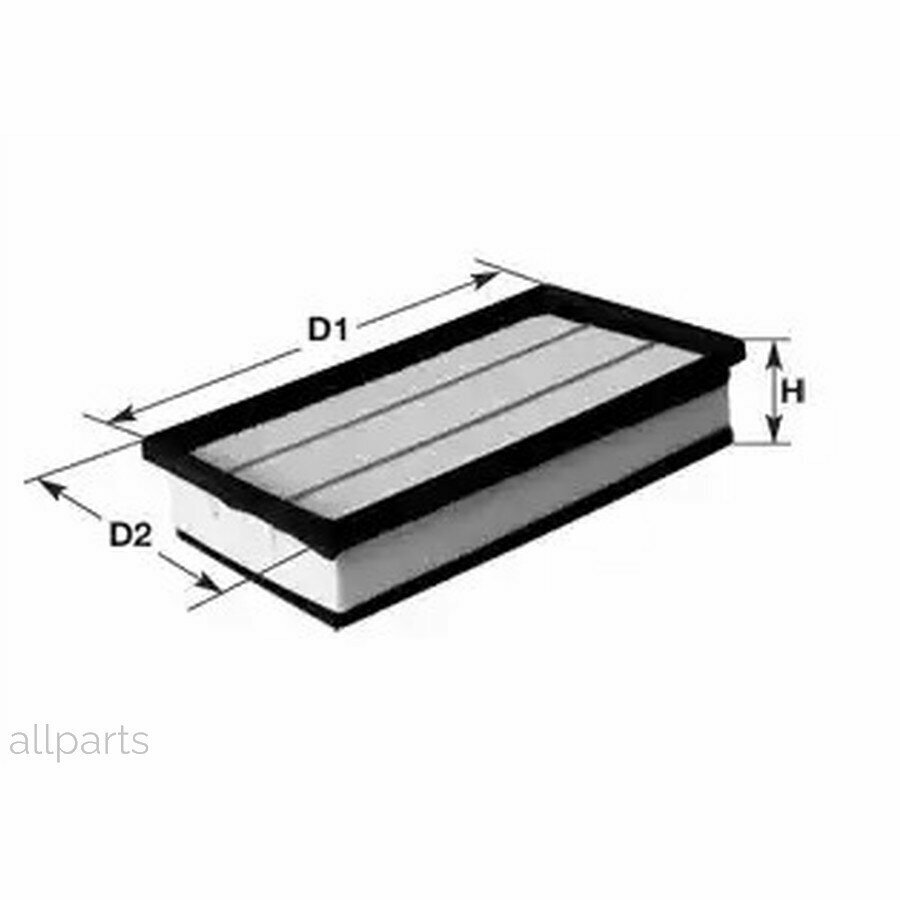 CLEAN FILTERS MA1325 CLEAN фильтр воздушный MA 1325 (=C 2859)