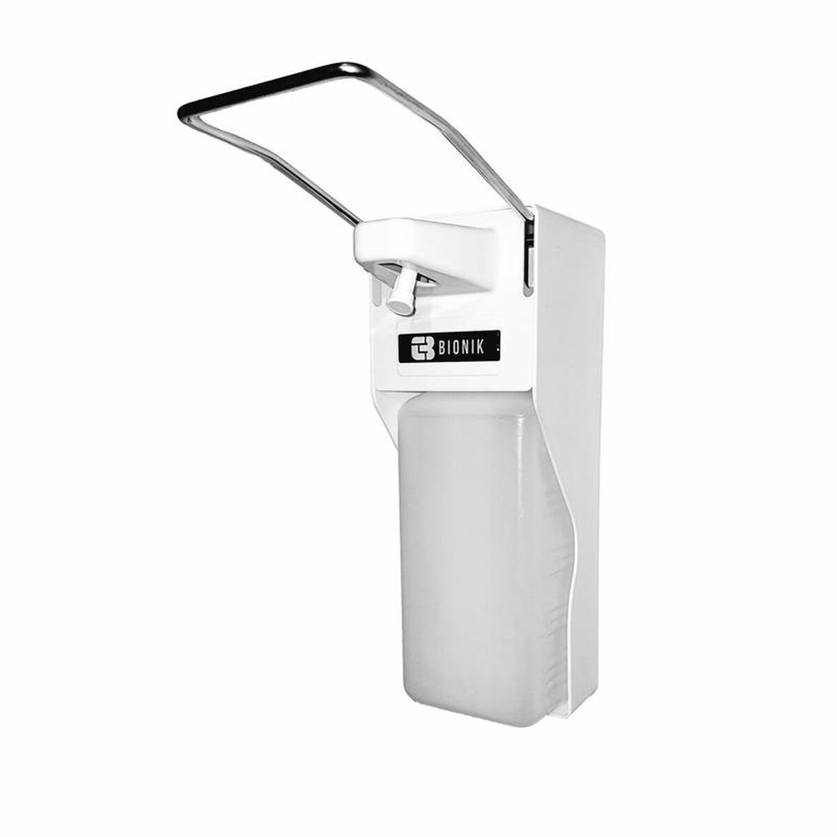 Диспенсер для дезинфицирующих средств локтевой, пластик, 1000мл