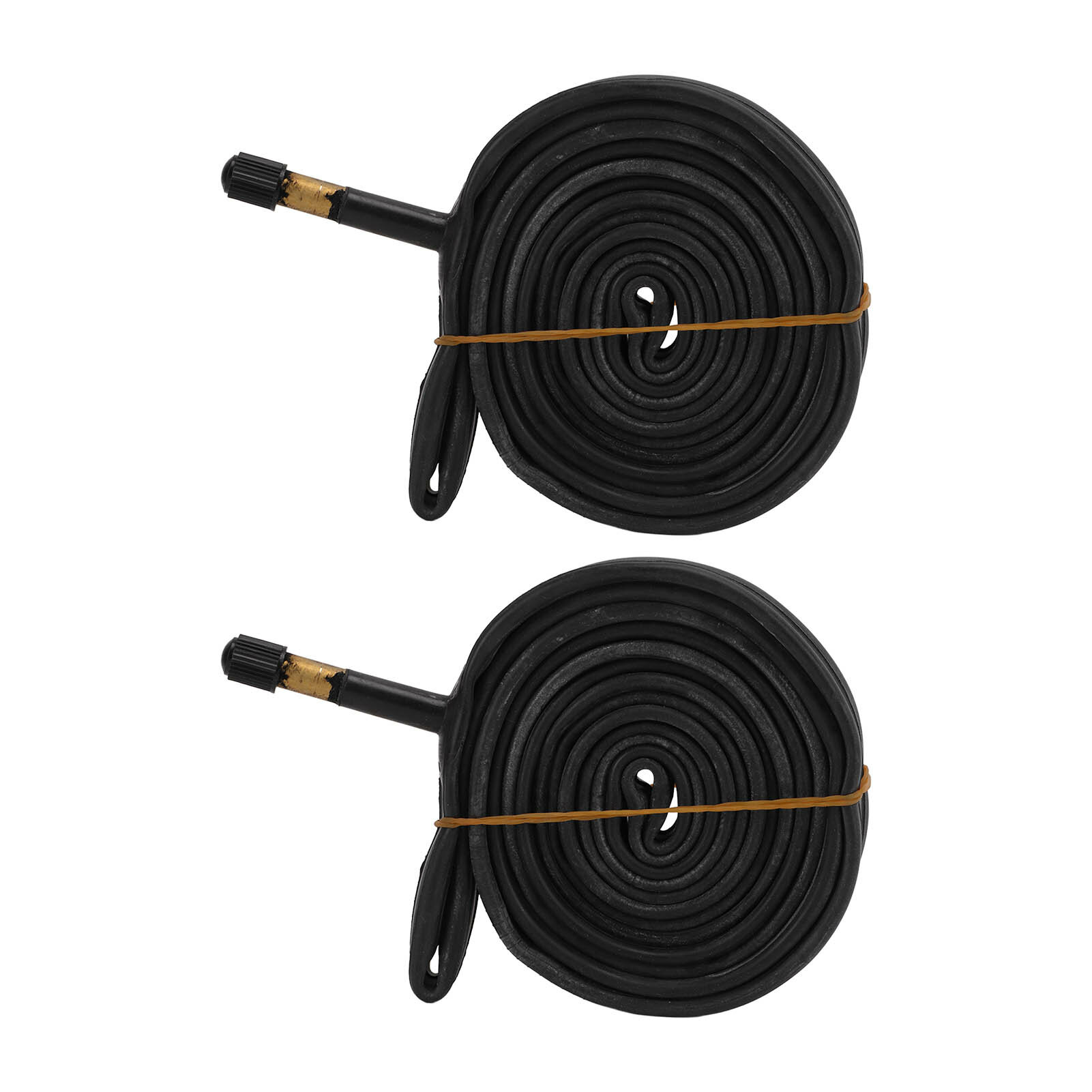 Внутренняя трубка велосипеда, 2 шт, бутилкаучук 700x23C с американским клапаном 48 мм для замены дорожного велосипеда MTB