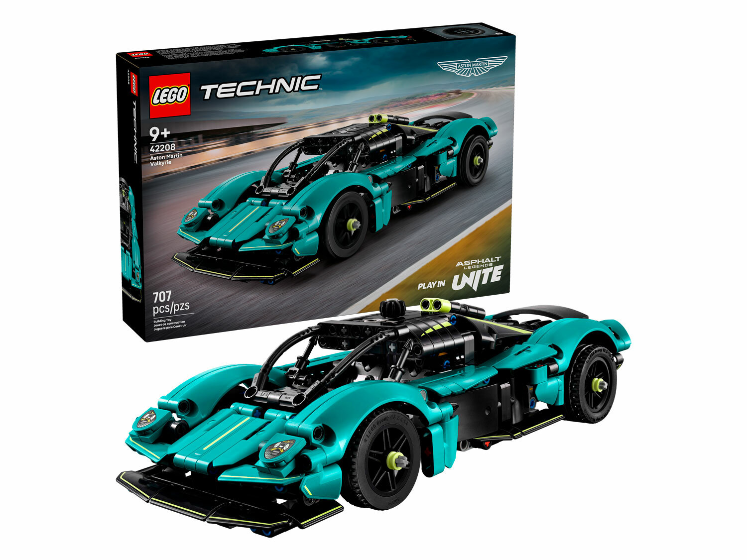 Конструктор LEGO TECHNIC 42208 Aston Martin Valkyrie, 707 деталей