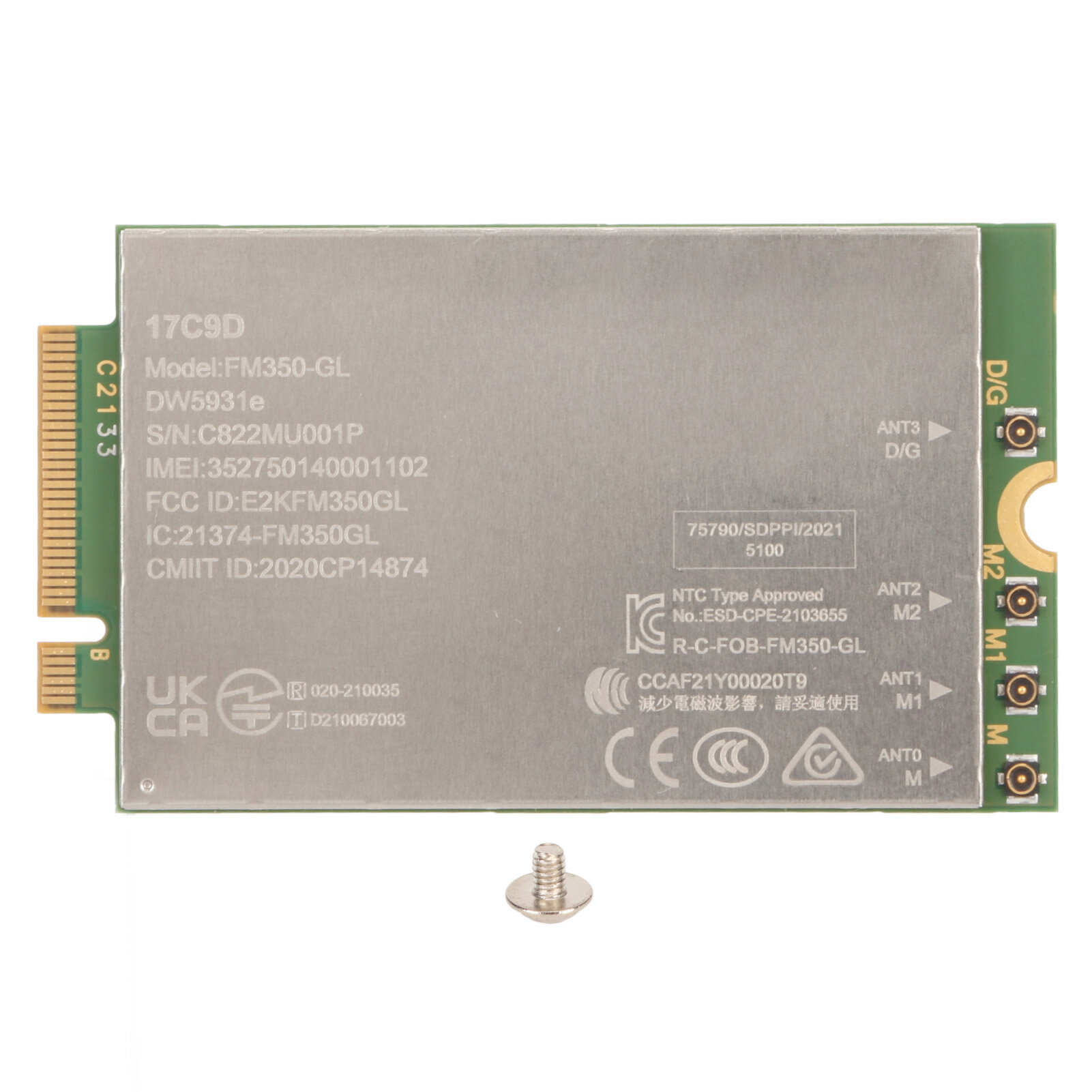 4G LTE Модульная Карта MIMO 4,67 Гбит/с Загрузка 5G NR 4G LTE 3G WCDMA GNSS Модем 4G LTE Сетевая Карта для Настольного ноутбука Win