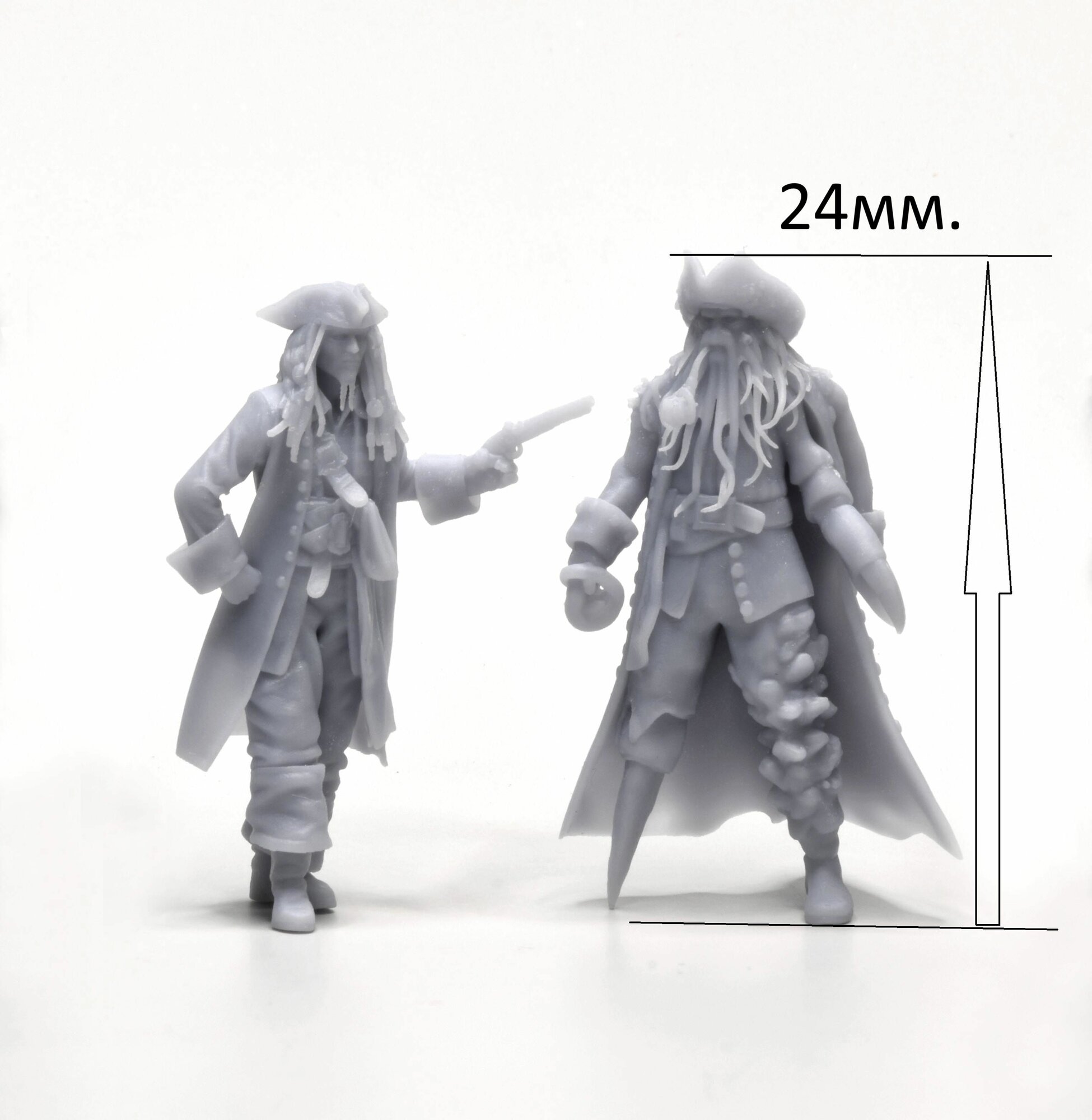 Джек + Джонс Набор фигурок пиратов 2шт. (Высота 25мм.)