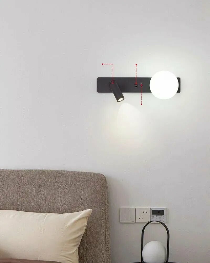 KNOW EASY-Бра, LED, 10 Вт — фото 1