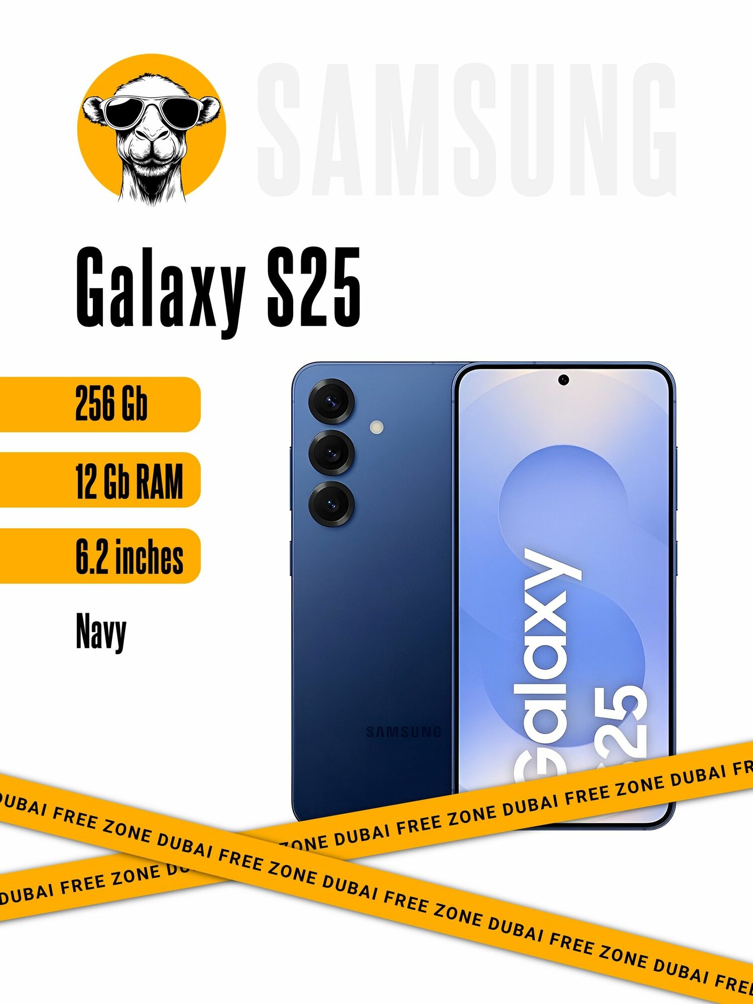 Смартфон Samsung Galaxy S25 12/256Gb Navy/Синий