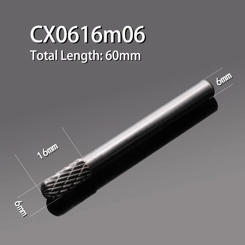 Шлифовальная головка CX0616M06, 6x16 мм, 60 мм
