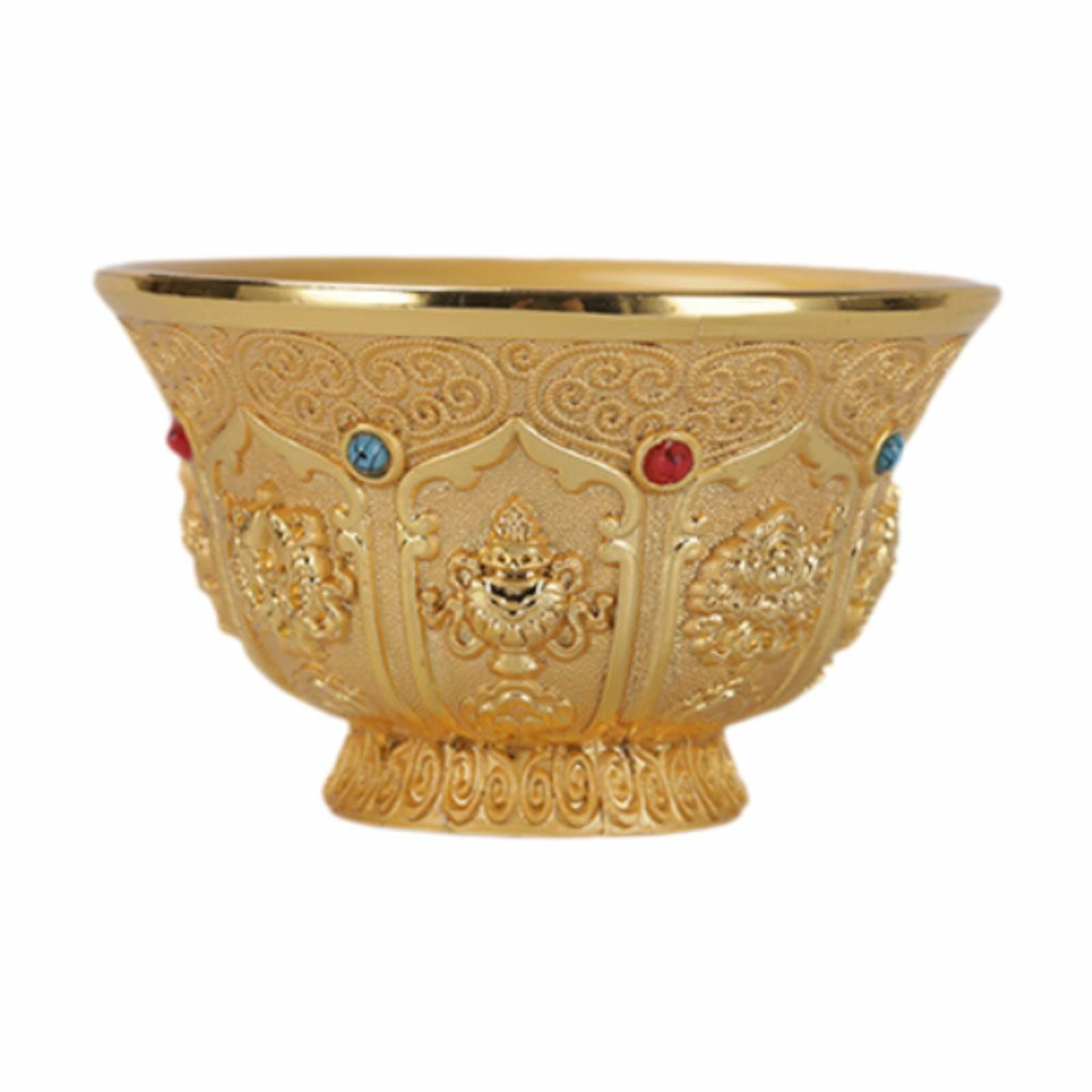 Тибетская буддийская чаша для подношения воды, Чаша для поклонения, 7*3,6 см