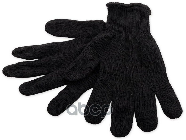 Перчатки рабочие полушерстяные двойная вязка 7 класс черные ARNEZI арт. R8000300