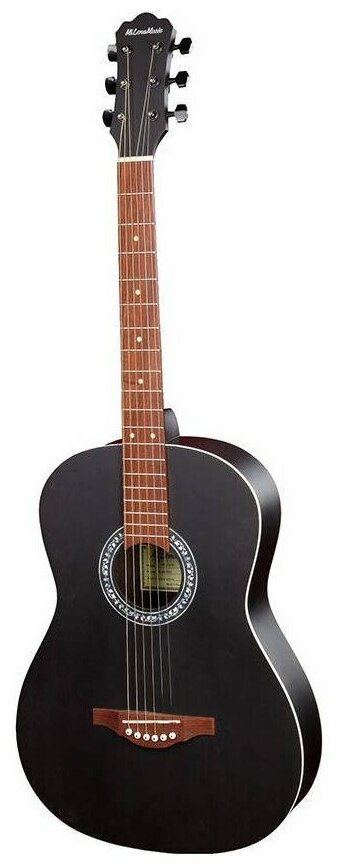 MILENA MUSIC ML-F3-BK Гитара акустическая Фолк, цвет - чёрный