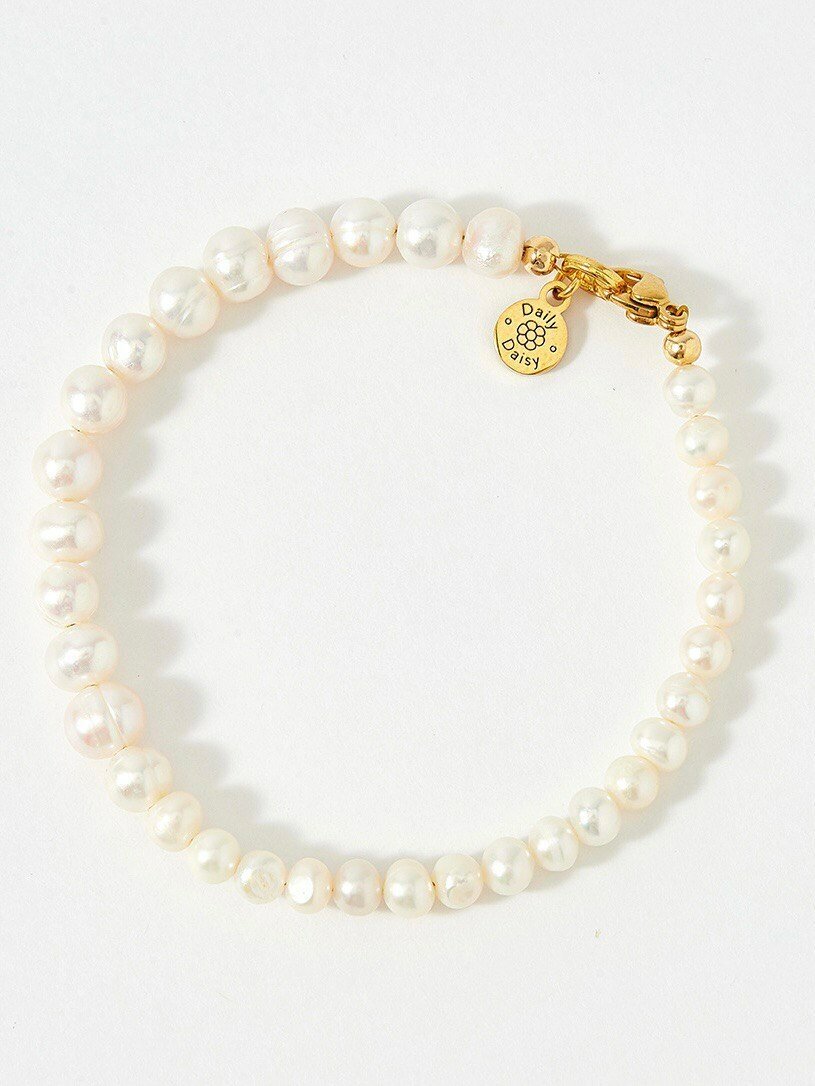 Браслет, жемчуг пресноводный