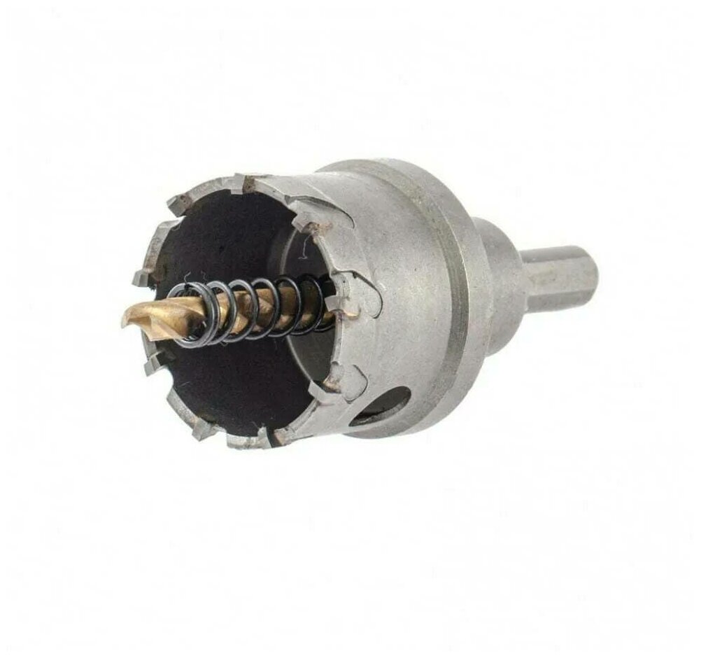 Коронка TCT с твердосплавными напайками для сверления по металлу, диаметр 30 мм