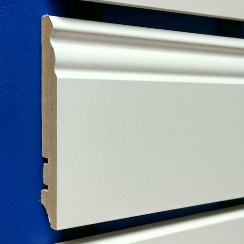 Плинтус МДФ Hannahholz Белый 100/303