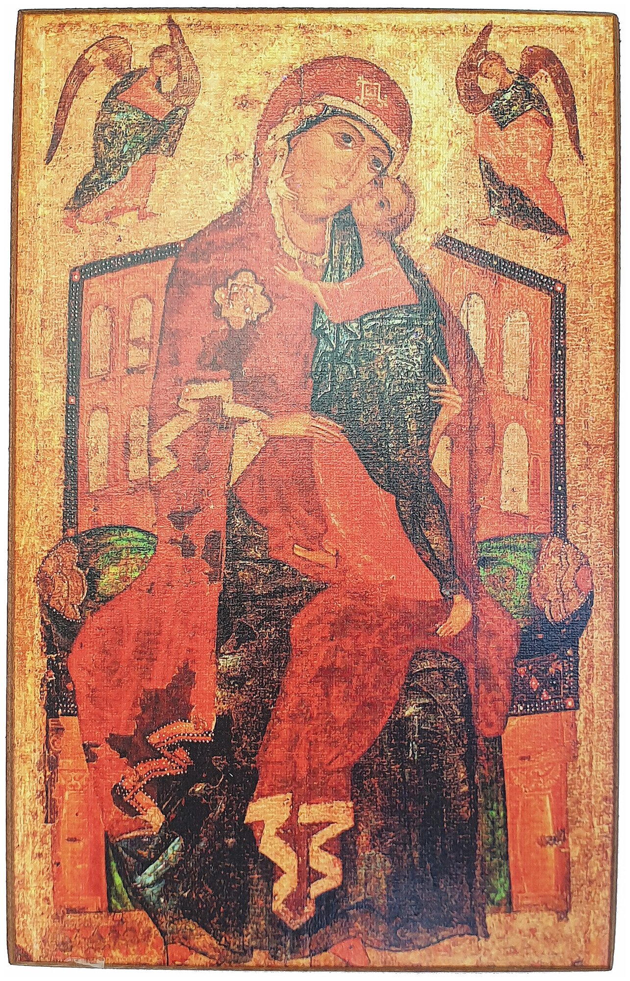 Икона "Богородица Толгская", размер иконы - 15x18