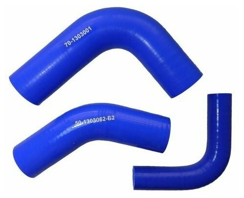 CARUM 80130300001 Патрубки радиатора МТЗ-80/82 (3 шт) силикон