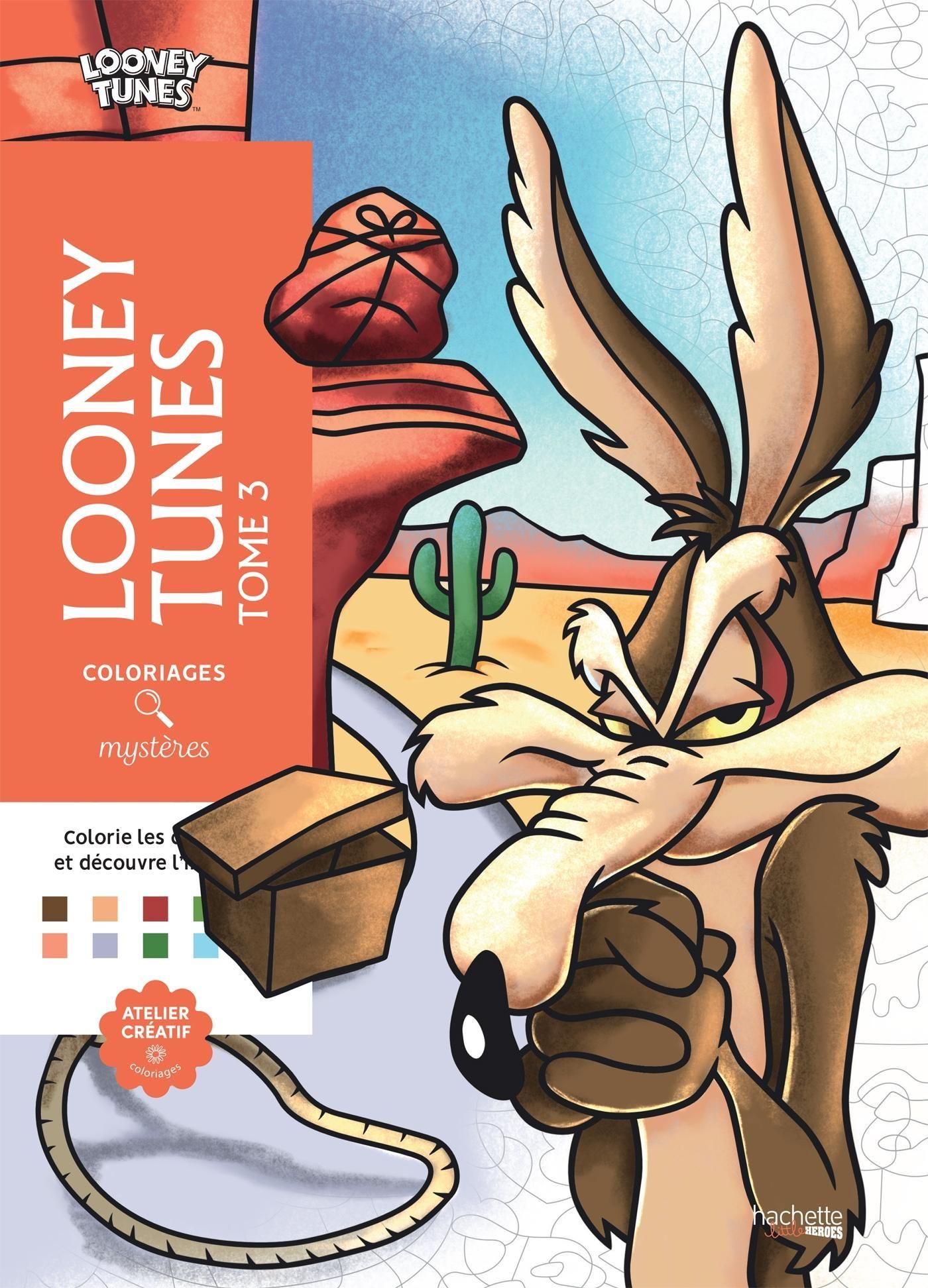 Раскраска по номерам дисней hachette coloriages mysteres Луни тюнс том 3 от ашет