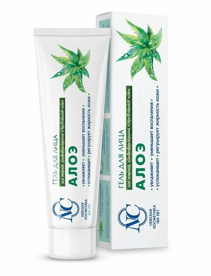 Гель для лица Невская Косметика Алоэ для проблемной кожи 40 мл