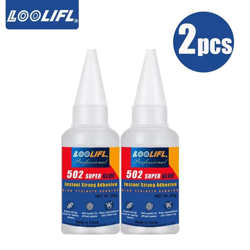 LOOLIFL Суперклей dw502-20ml-2PC