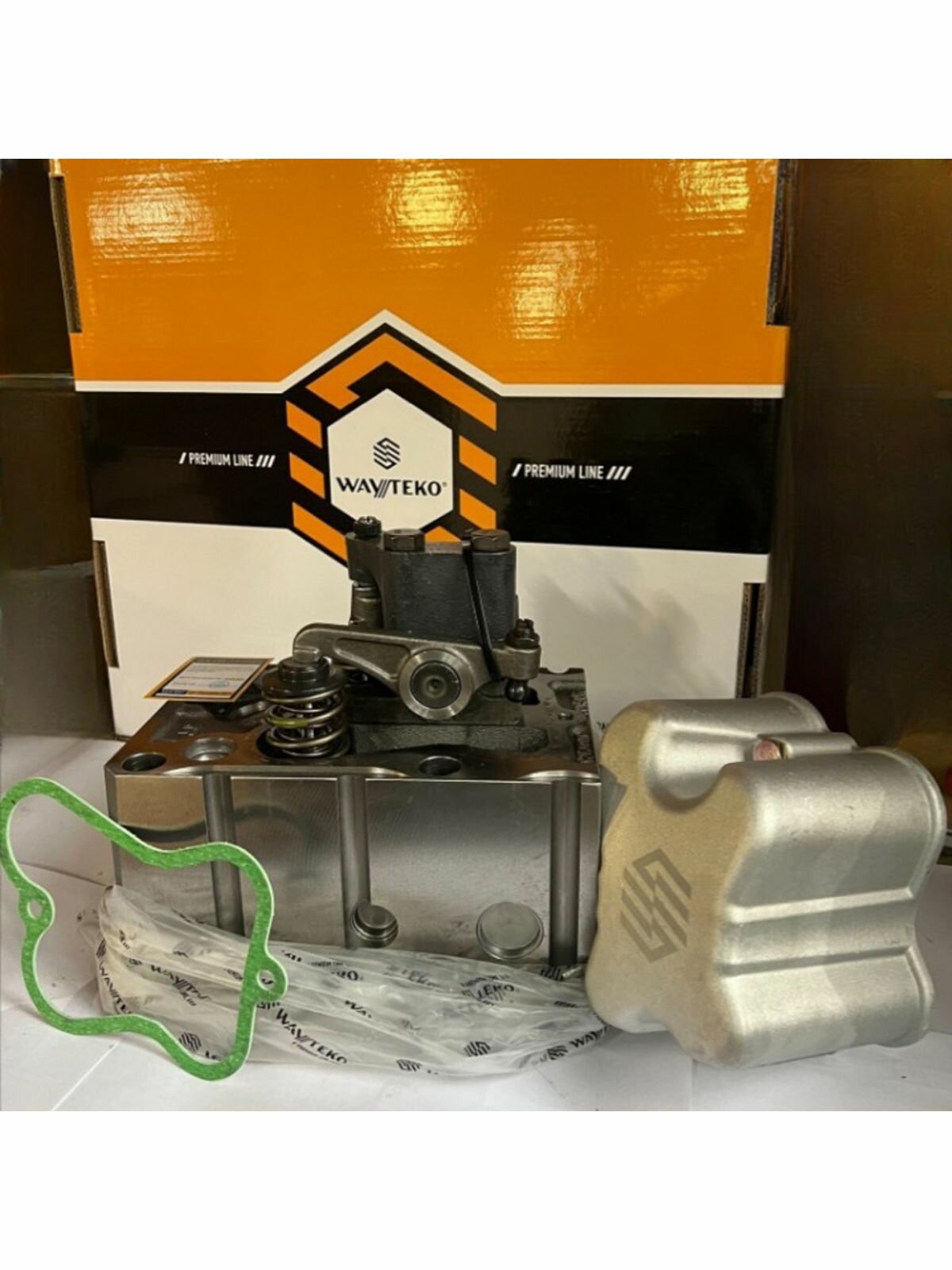 Головка блока цилиндров в сборе (3 проточки) дв. WP10 Евро2 качество от WAYTEKO PREMIUM Арт. 612600040282