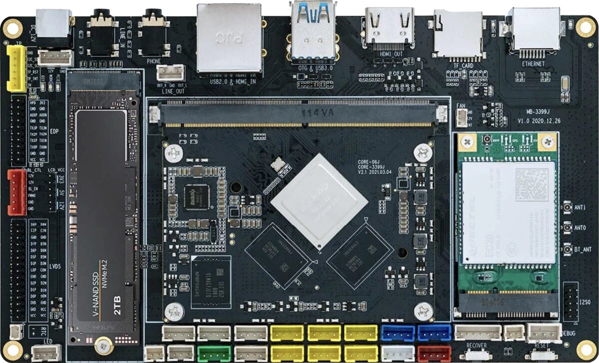 Одноплатный компьютер FireFly AIO-3399J 4/16Gb (AIO-3399J-4GB)