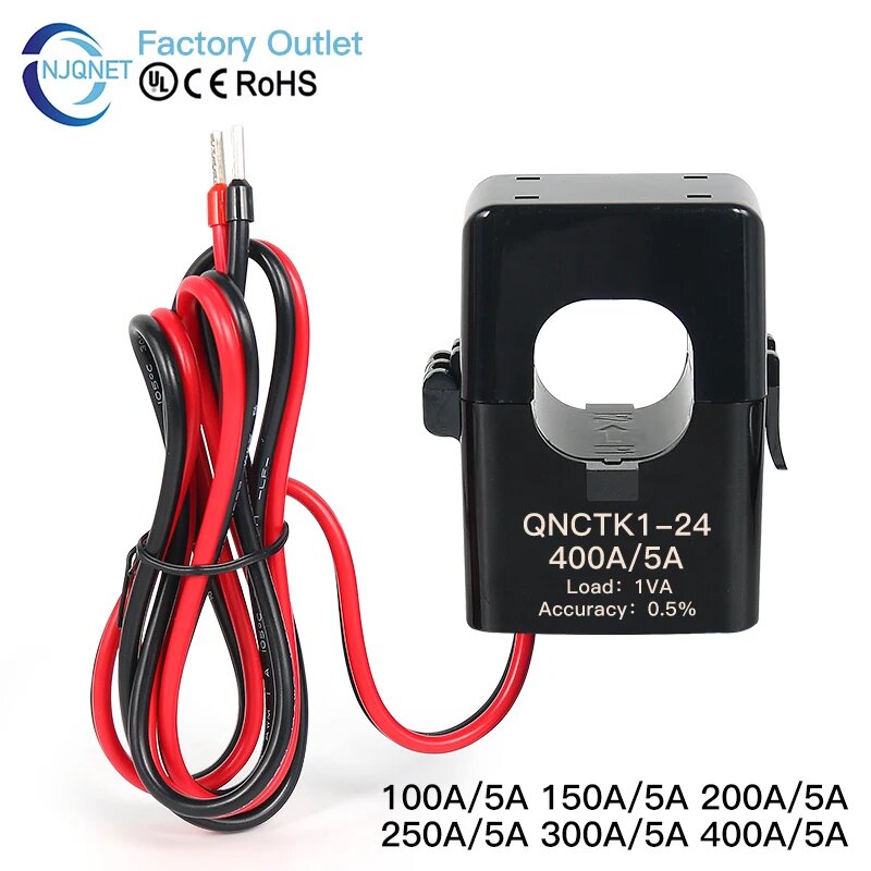 Трансформатор тока NJQNET QNCTK1-24 QNCTK1-24 250A-5A
