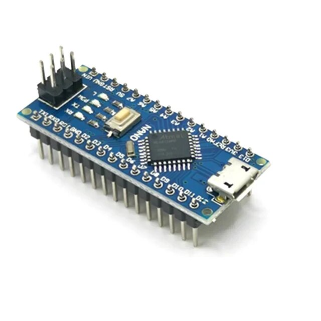 Микроконтроллер MINI USB Nano V3.0 ATmega328P CH340G MICRO USB Soldered