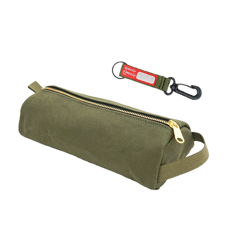 Пенал в американском стиле RGH, канцелярская коробка из холста, вместительная сумка для карандашей, ретро-пенал,