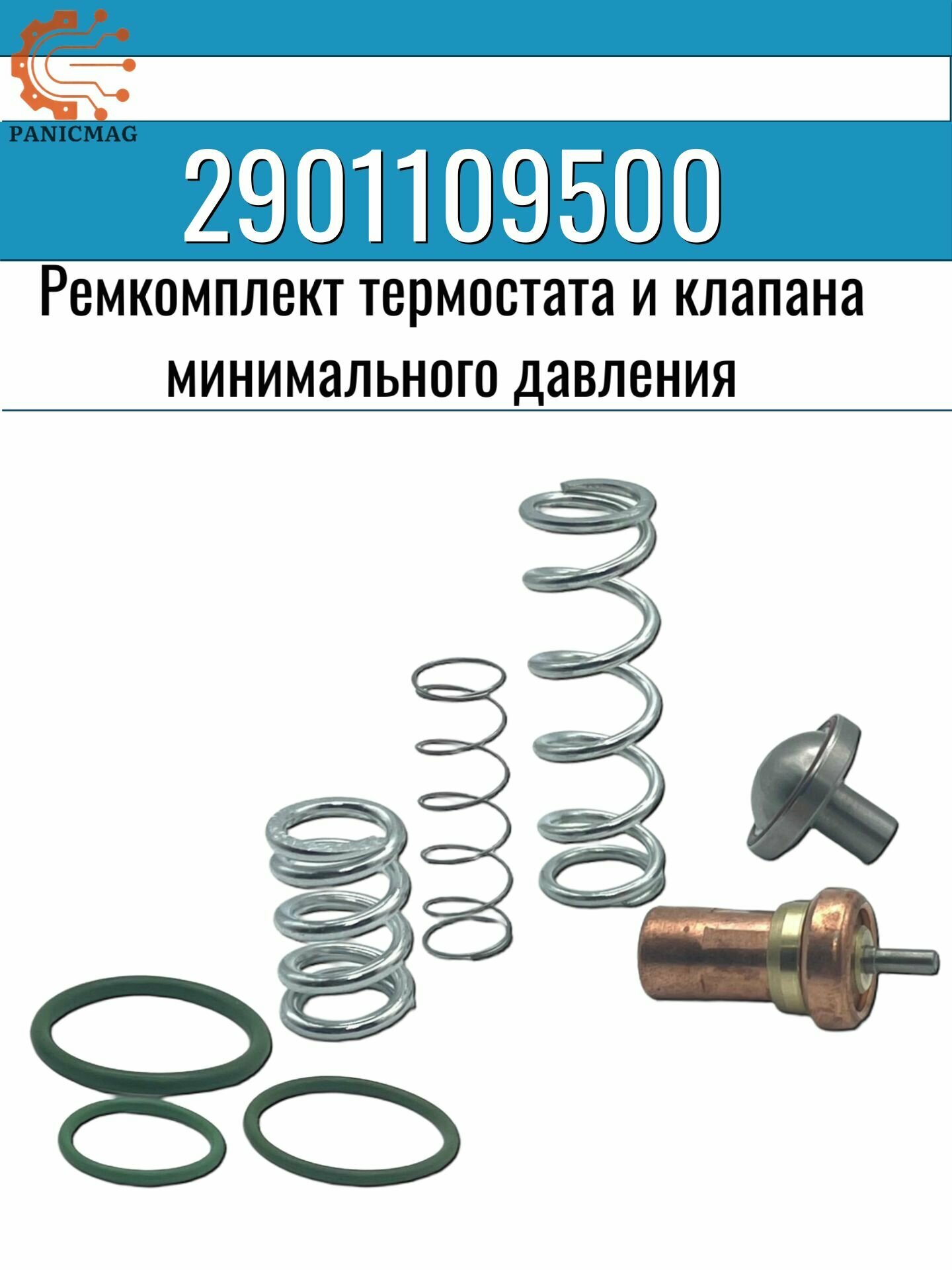 2901109500. Ремкомплект термостата и клапана минимального давления