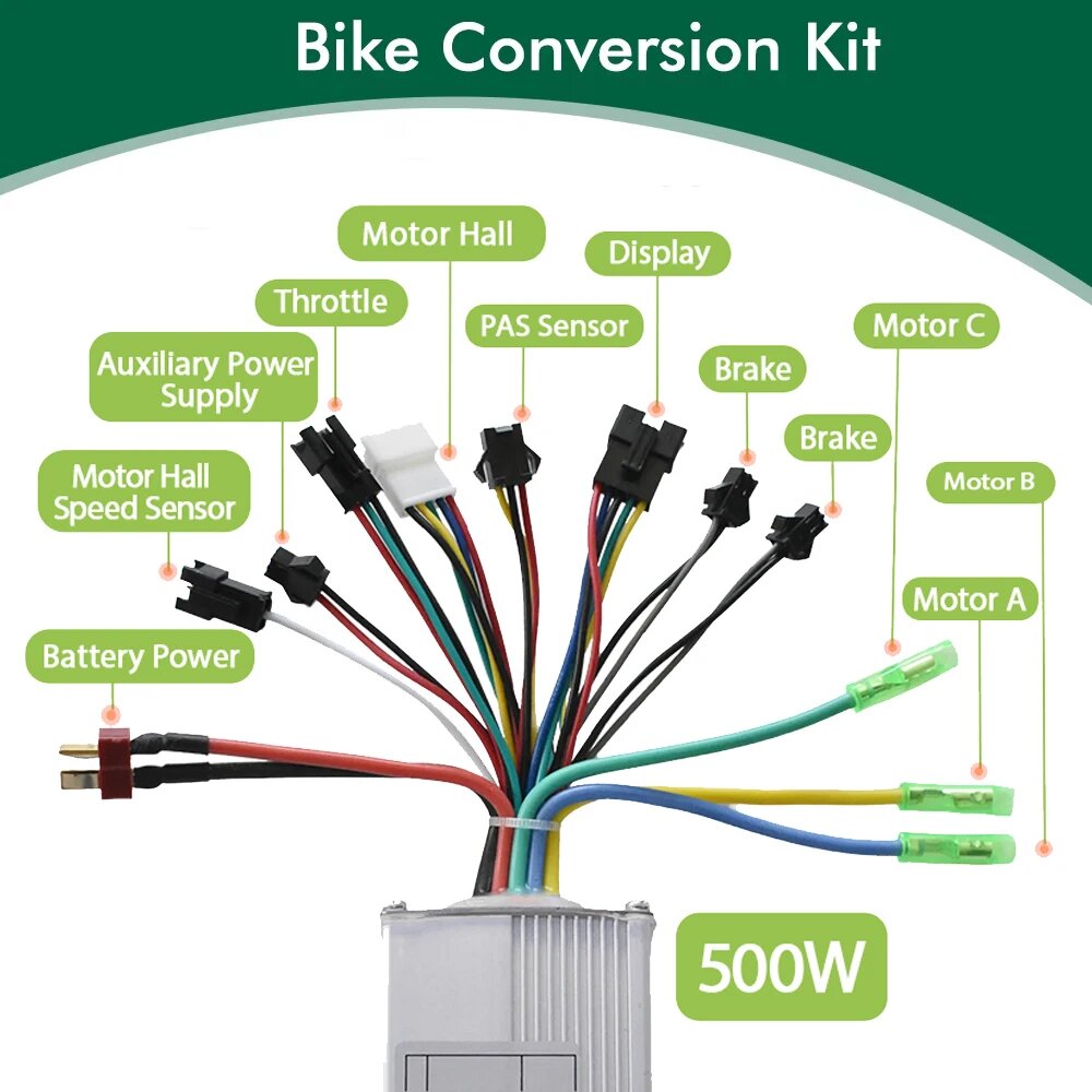 UART2 36 В 48 В 350 Вт 500 Вт электронный велосипед скутер бесщеточный контроллер двигателя для электрического велосипеда контроллер электрический велосипедный скутер часть