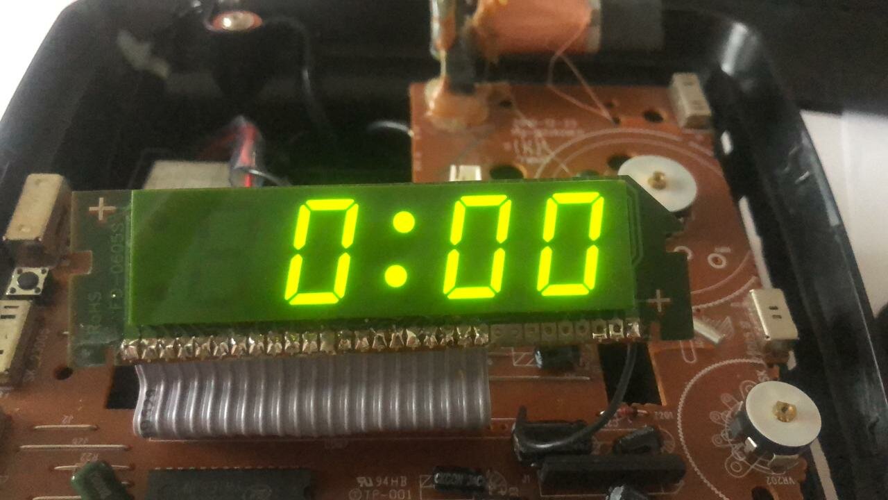 Циферблат, электронное табло. Philips Уценка
