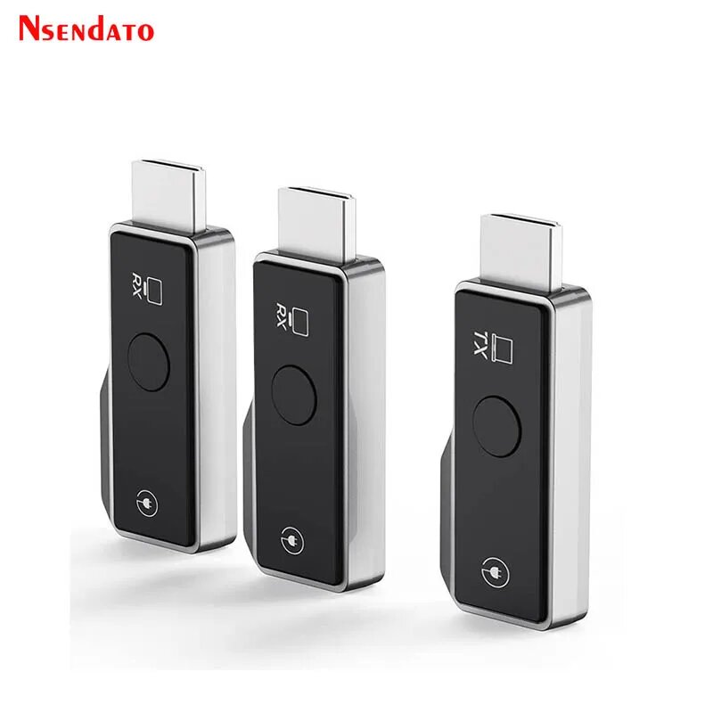 Беспроводной HDMI-совместимый удлинитель-передатчик-приемник видео 100 м, 1TX на 2RX, Wi-Fi адаптер-донгл для ПК и ТВ