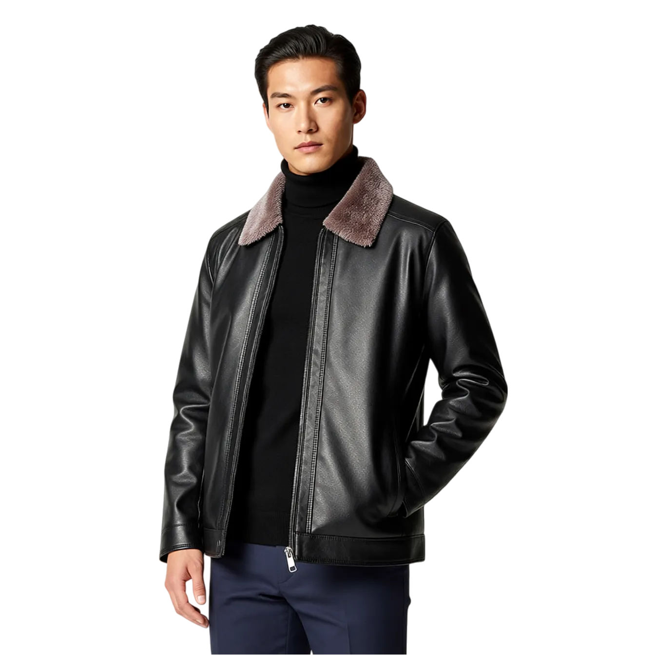 Куртка кожаная