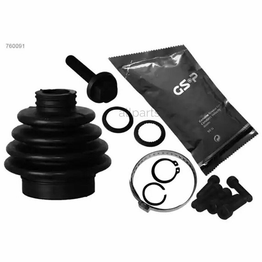 GSP 760091 Пыльник шруса AUDI 80/90/100/VW GOLF I-III/PASSAT II-III 1.2-2.0 64-02 внутр.