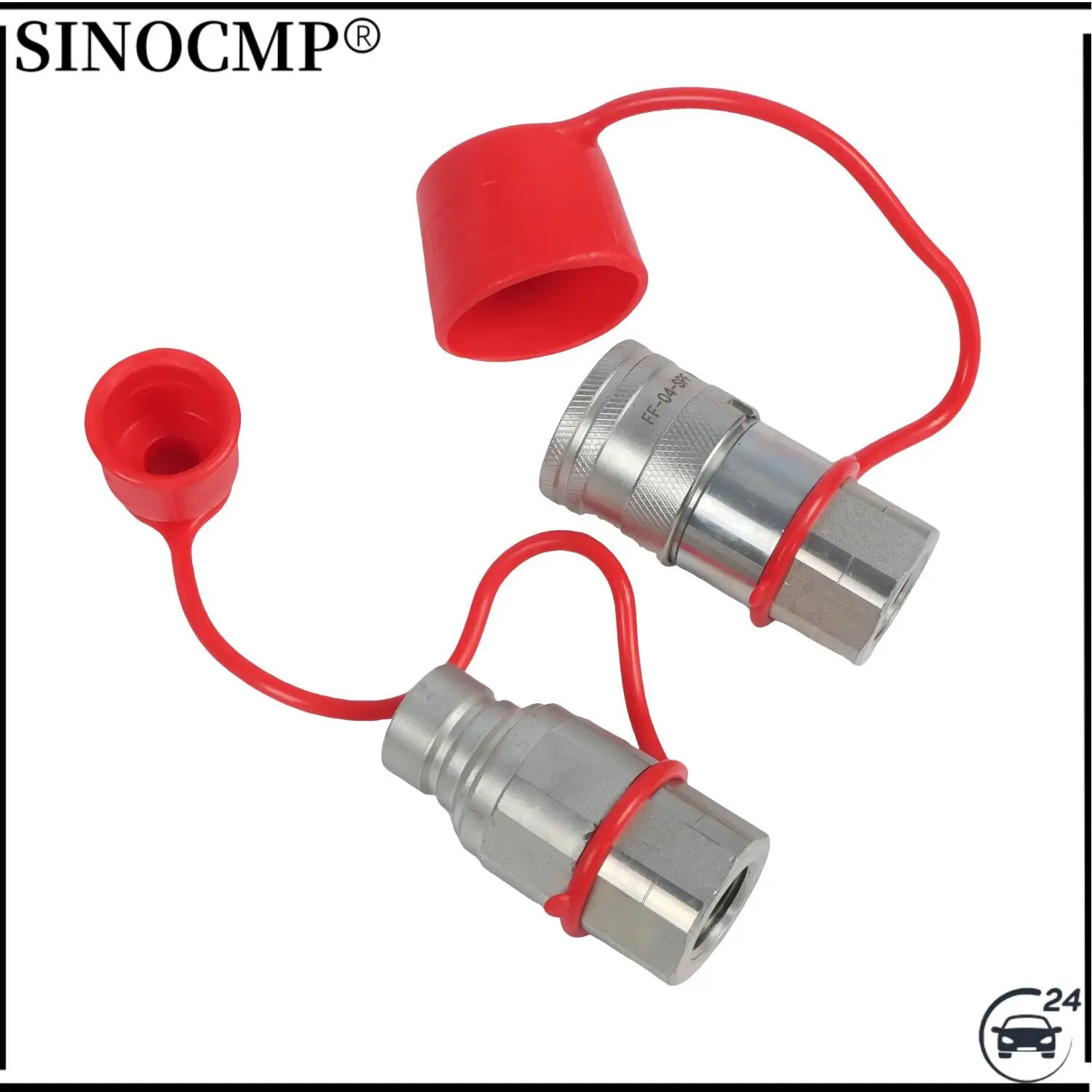 Гидравлические быстроразъемные муфты SINOCMP 1/2" NPT для Bobcat