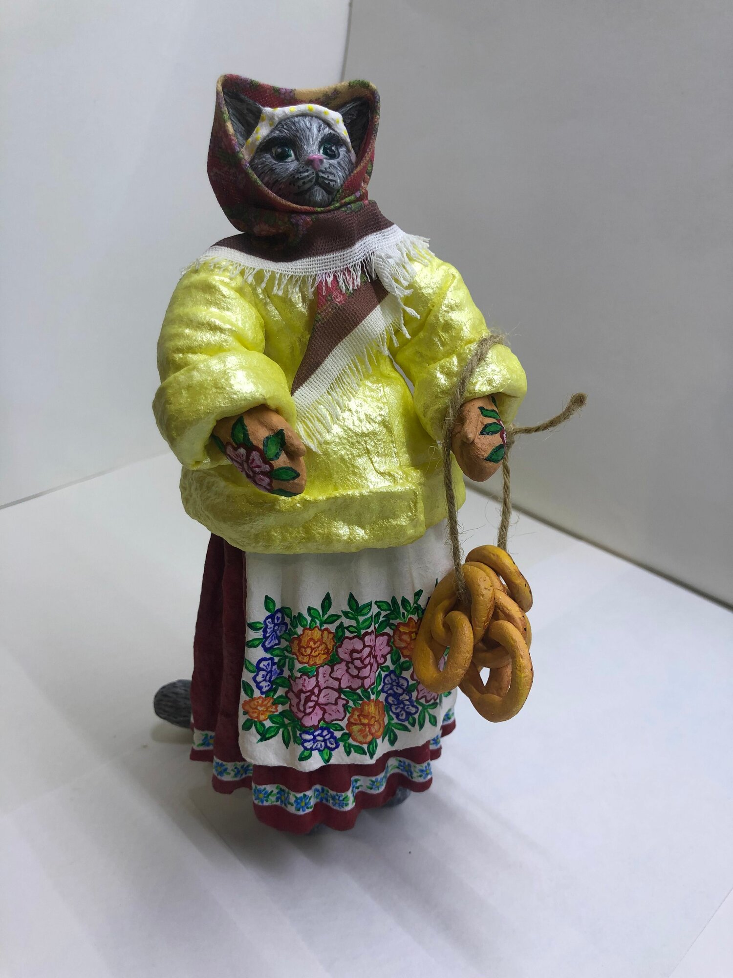 Ватная игрушка "Кошечка-2"