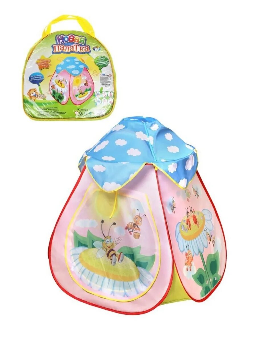 Палатка игровая Пчелкин домик, сумка