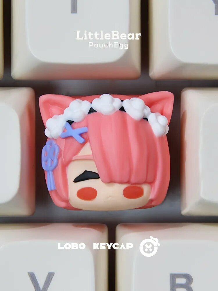 Кейкапы для клавиатуры Рам: 1 шт, Re: Zero. Жизнь с нуля в альтернативном мире