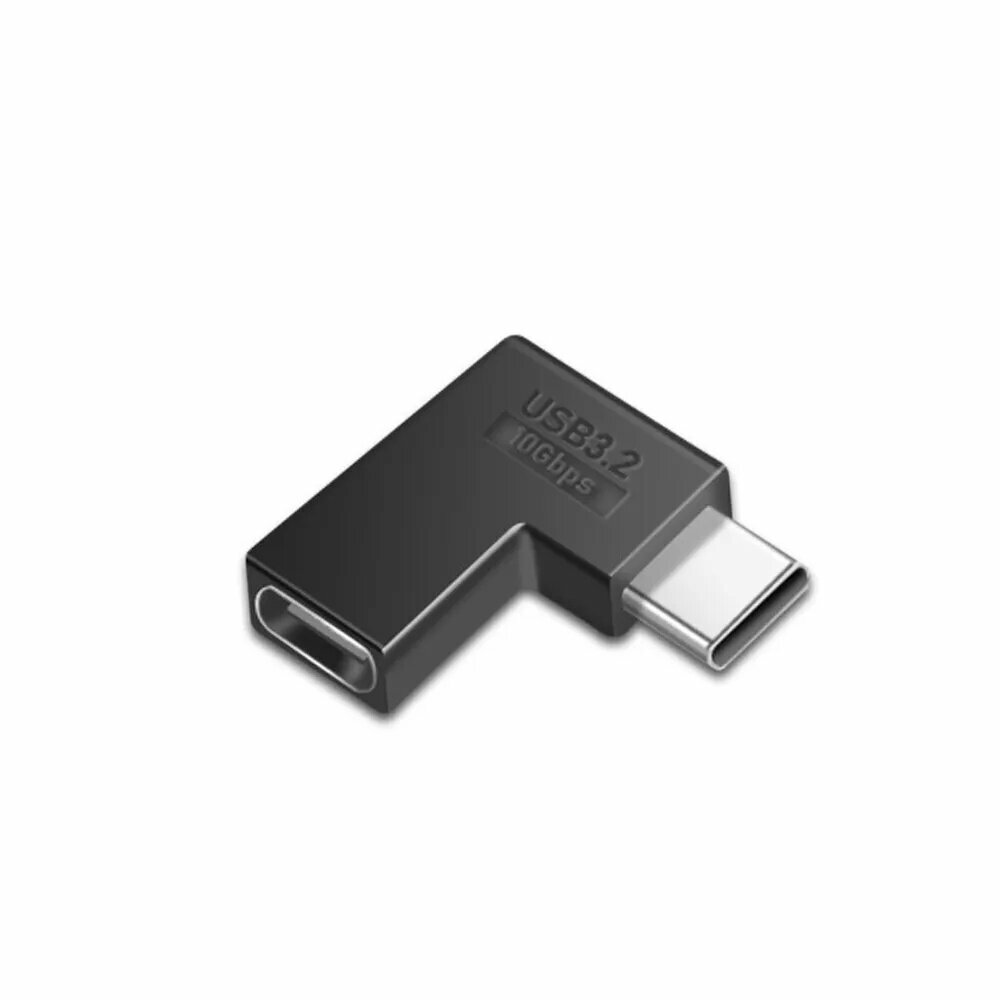 Легкосплавный адаптер USB Type C с углом наклона 90 градусов Обеспечивает надежный механизм блокировки