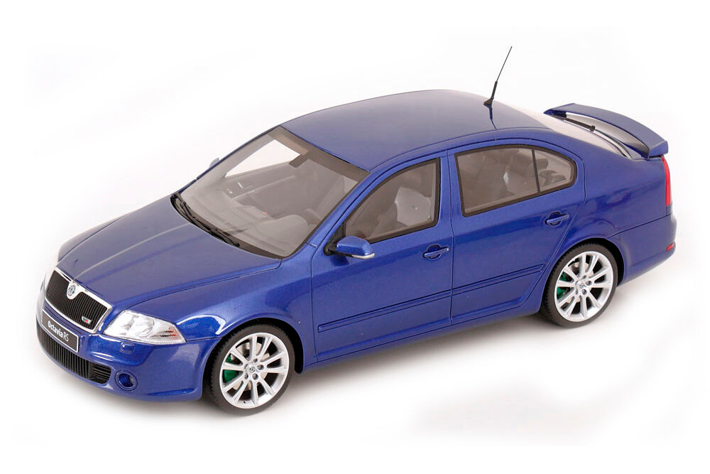 Модель коллекционная OTTO Skoda octavia rs 2.0 tfsi 2006 blue / шкода октавия синий