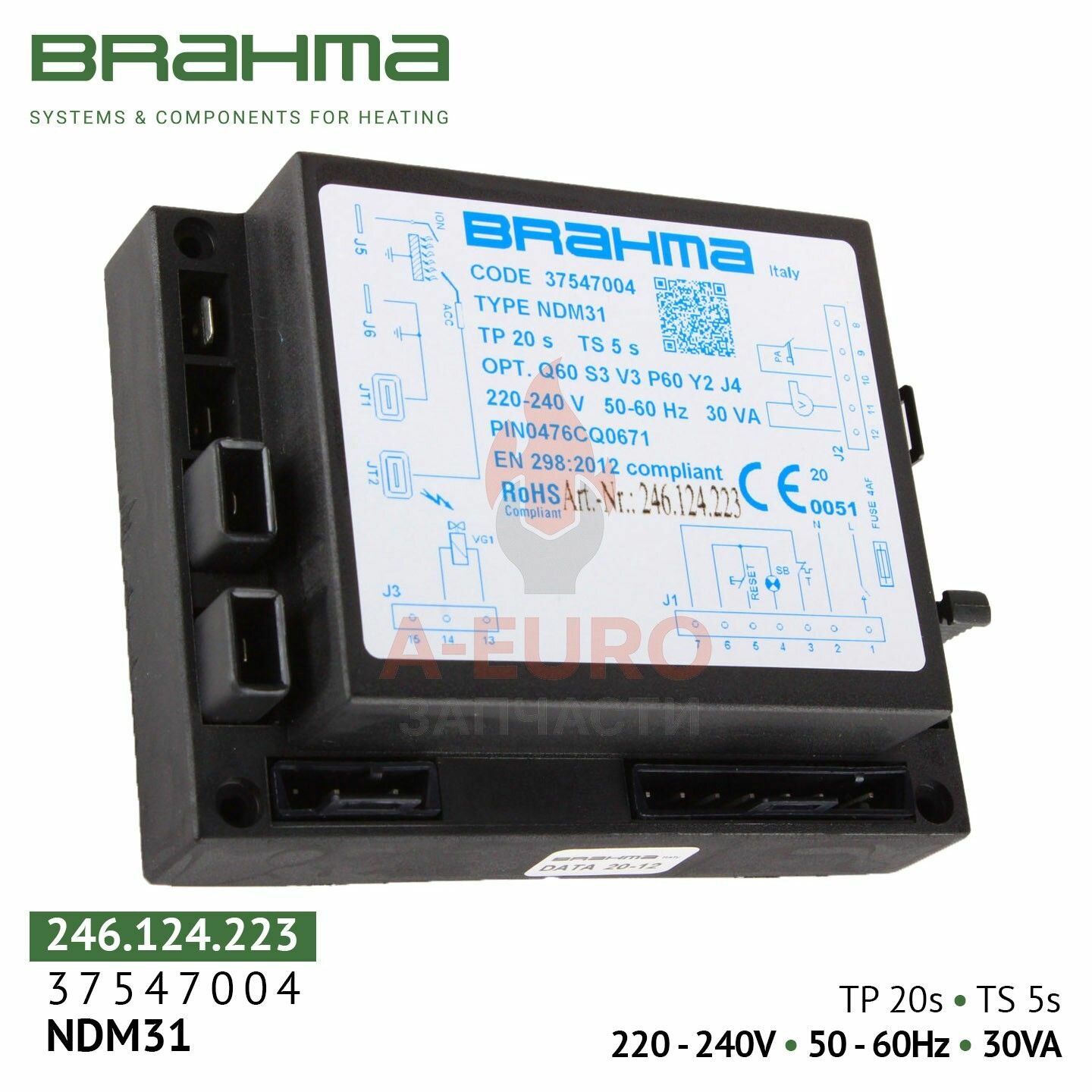 Блок управления горением Brahma NDM31, 37547004